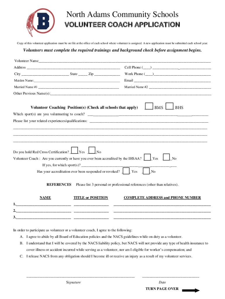Fillable Online jobs.pvschools.netvolunteer-chaperone-communityVolunteer: Chaperone /Community ...