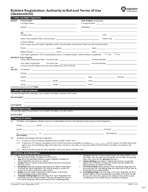 Fillable Online form.gavl.comgavlqld-bidderregistrationGavl qld Bidder ...