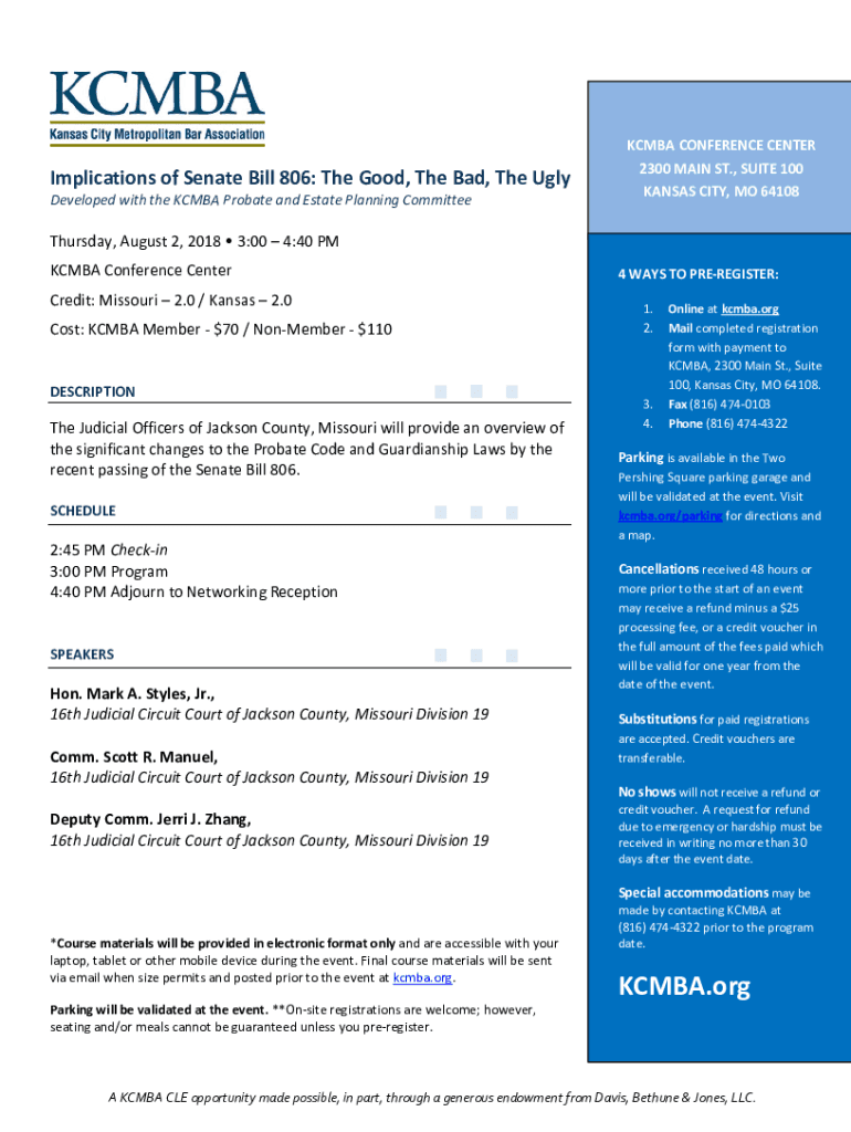 Fillable Online The Good, the Bad, and the Ugly of the Senate Tax Bill Fax Email Print - pdfFiller