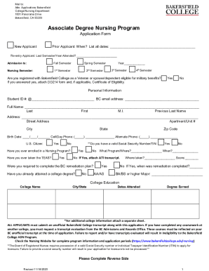 Fillable Online Associate Degree Nursing Program - AWS Fax Email Print - pdfFiller