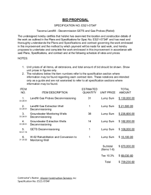 Fillable Online Wood Framing Bid Form Fax Email Print - pdfFiller