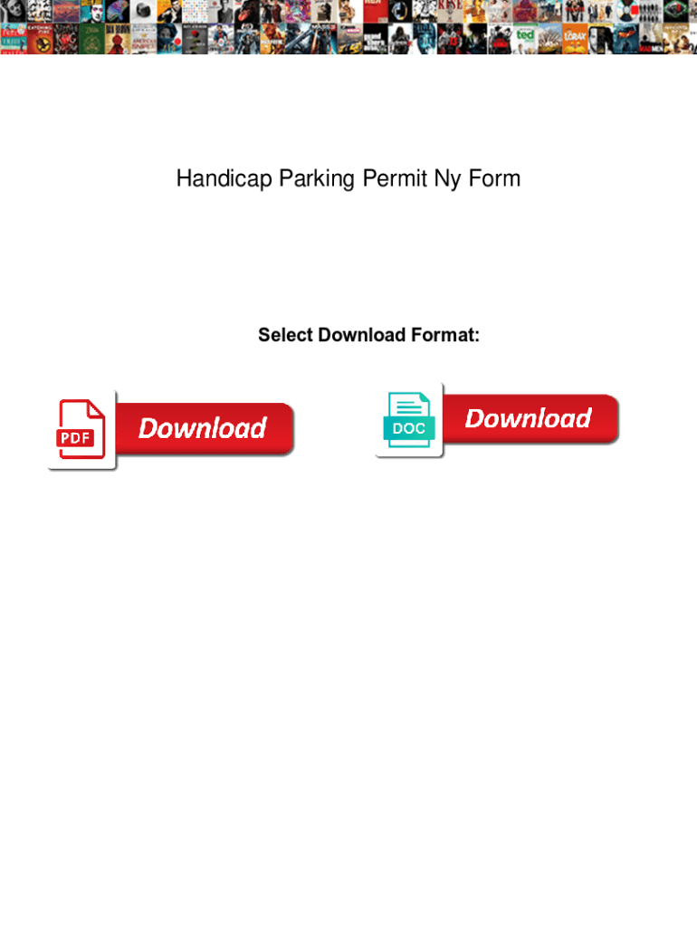 Fillable Online Handicap Parking Permit Ny Form. Handicap Parking ... Fillable Online Handicap Parking Permit Ny Form. Handicap Parking ...