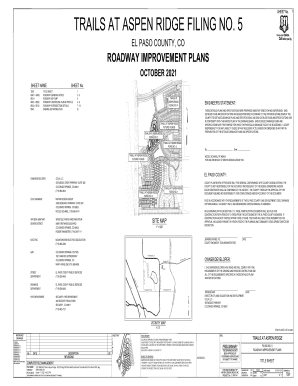 Fillable Online ROADWAY IMPROVEMENT PLANS - NET Fax Email Print - pdfFiller