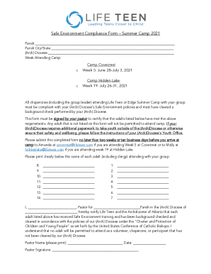 Fillable Online 2d6t692n0eb7333453op21it-wpengine.netdna-ssl.comSafe Environment Compliance Form ...
