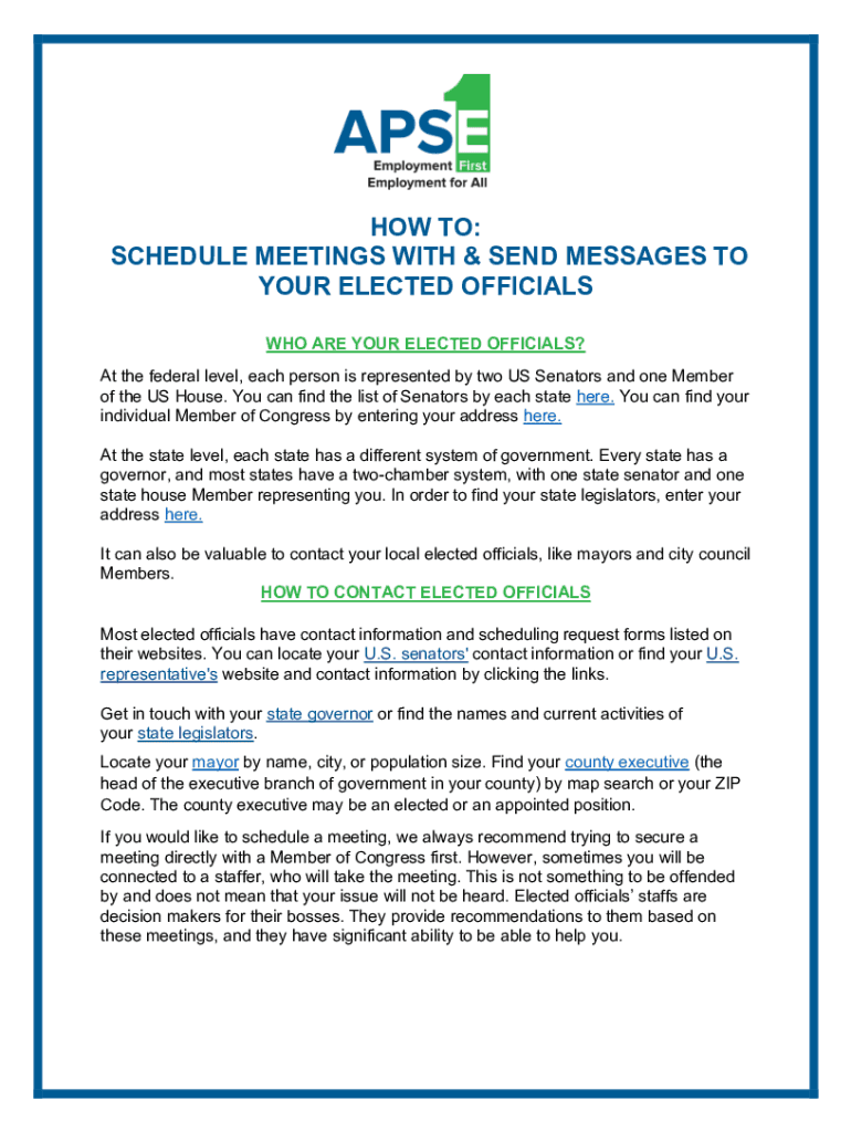 Fillable Online 5-ways-to-contact-your-elected-officials-and-make-your ...