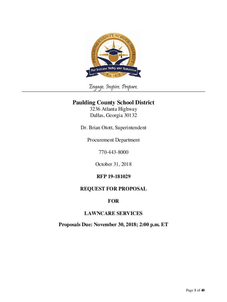 Fillable Online ssl.doas.state.ga.usPRSappbid-documentsEngage. Inspire. Prepare. - ssl.doas ...