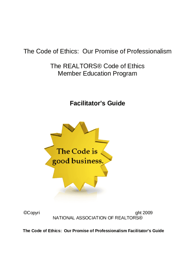 The Code of Ethics - Our Promise of ProfessionalismOnlineEd Doc ...