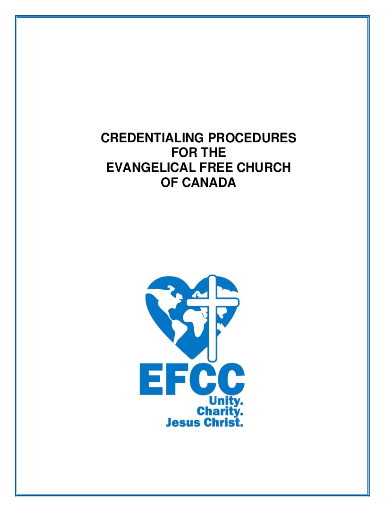 Fillable Online helps.efca.orgresourcescredentialing-in-the ...