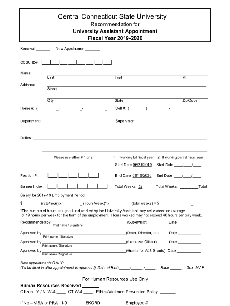 Fillable Online About Central Connecticut State UniversityAdmission ...