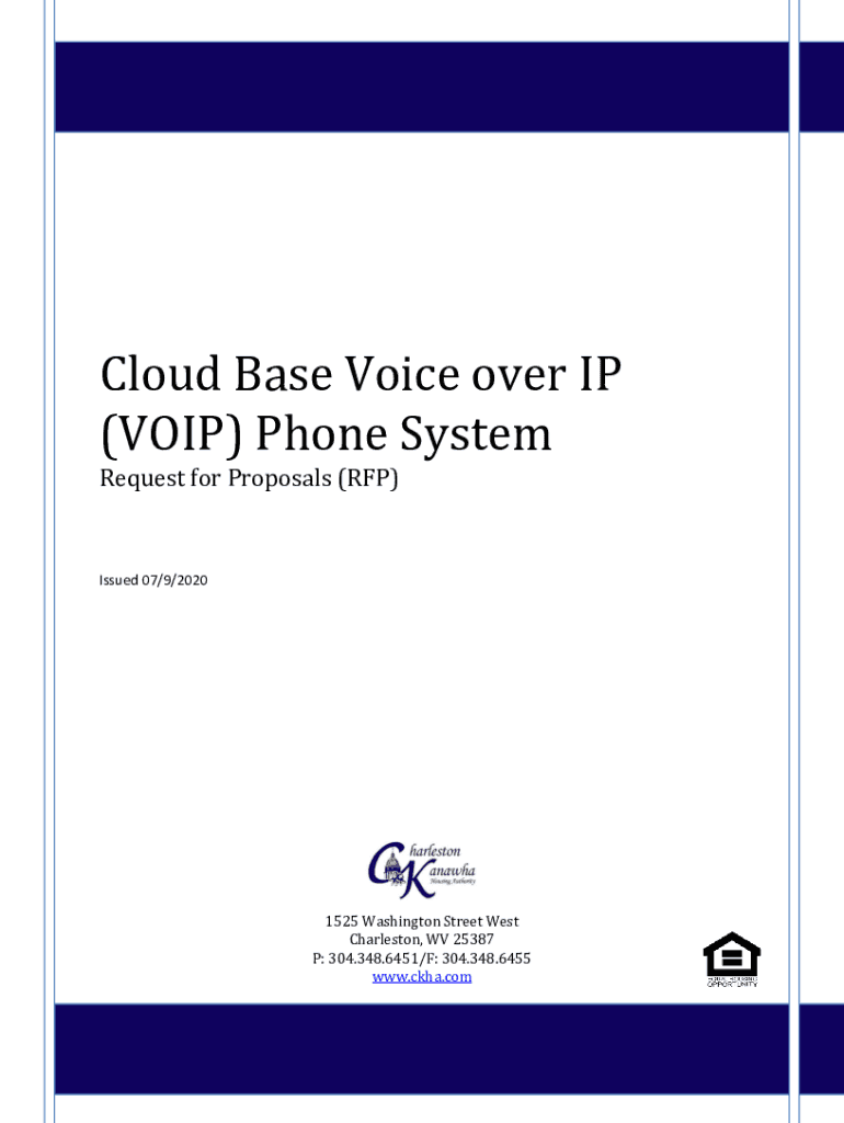 Fillable Online Cloud Base Voice over IP (VOIP) Phone System. Request ...