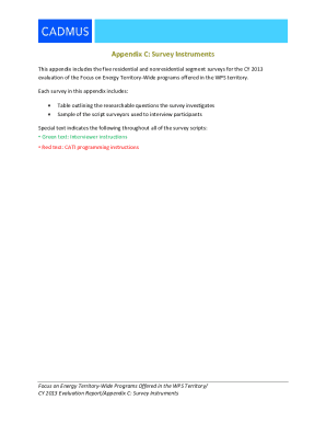 Fillable Online Appendix C. Survey Instruments, Teacher Preparation and Professional ... Fax ...