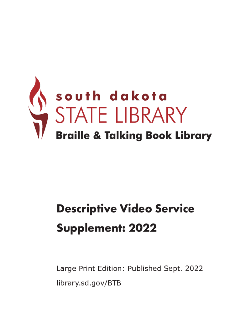 Fillable Online library sd Descriptive Video Service Blu-Ray Catalog ...