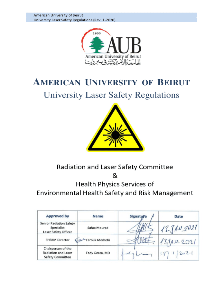 Fillable Online American University of Beirut Fax Email Print - pdfFiller