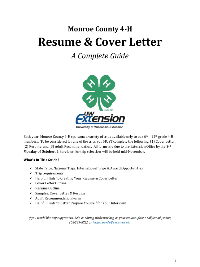 Fillable Online monroe.extension.wisc.edufiles2018/09/2018Monroe County ...