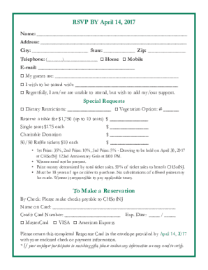 Fillable Online RSVP Reminder Wording: 5 Examples to Get Guests to ...