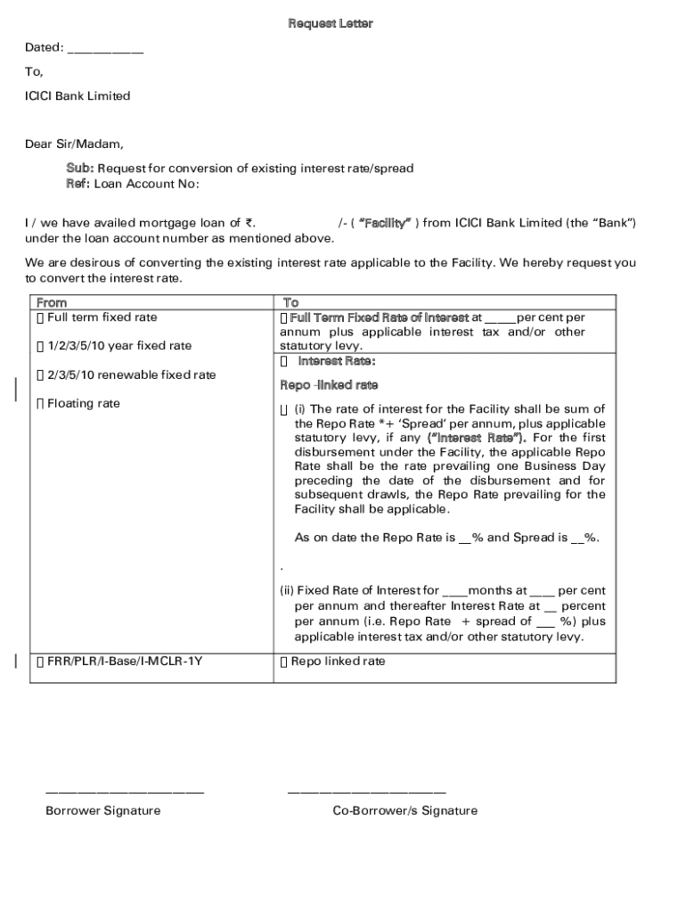 Fillable Online Request Letter to Bank: Format (with 5+ Samples)Request ...