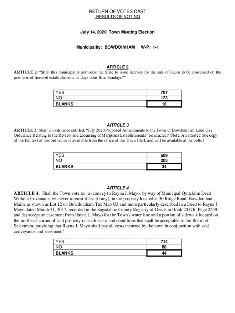Fillable Online PAPER BALLOT TALLY SHEET Fax Email Print - pdfFiller
