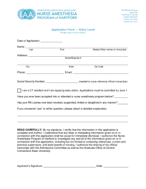 Fillable Online APPLICATION FORM Entry - Fill Out and Sign Printable ...