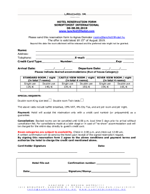 Fillable Online forms.appentemplatesHotel Reservation Form Template ...