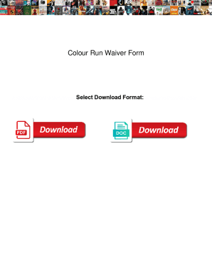 Fillable Online Colour Run Waiver Form. Colour Run Waiver Form realms ...