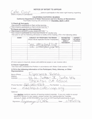 Fillable Online Form 18b Notice Of Intent To Defend: Fill & Download for FreeFree Letter of ...