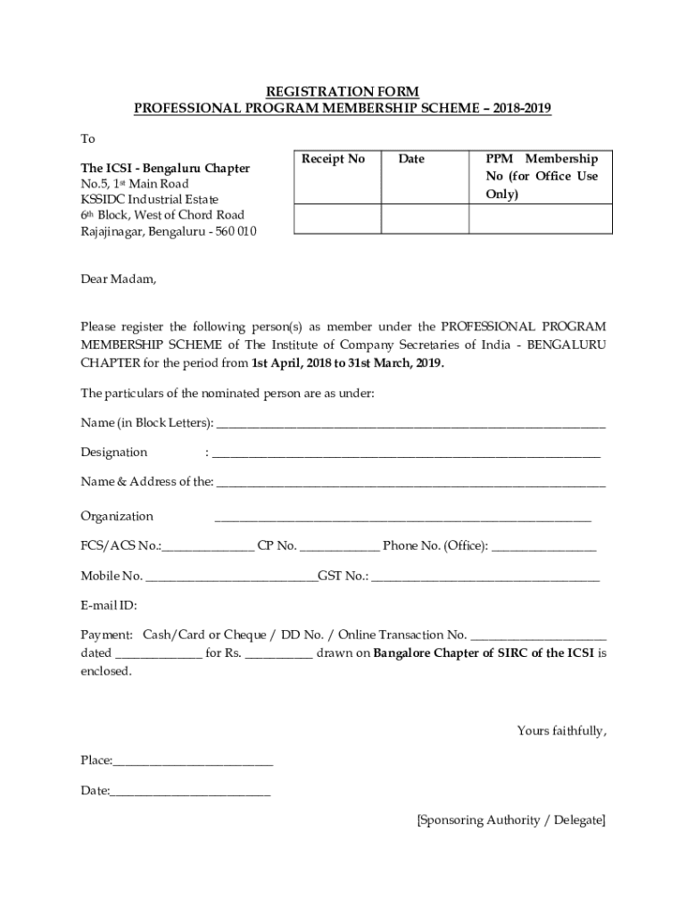 Fillable Online elearning.icsi.edumediafilerpublicDELEGATE REGISTRATION ...