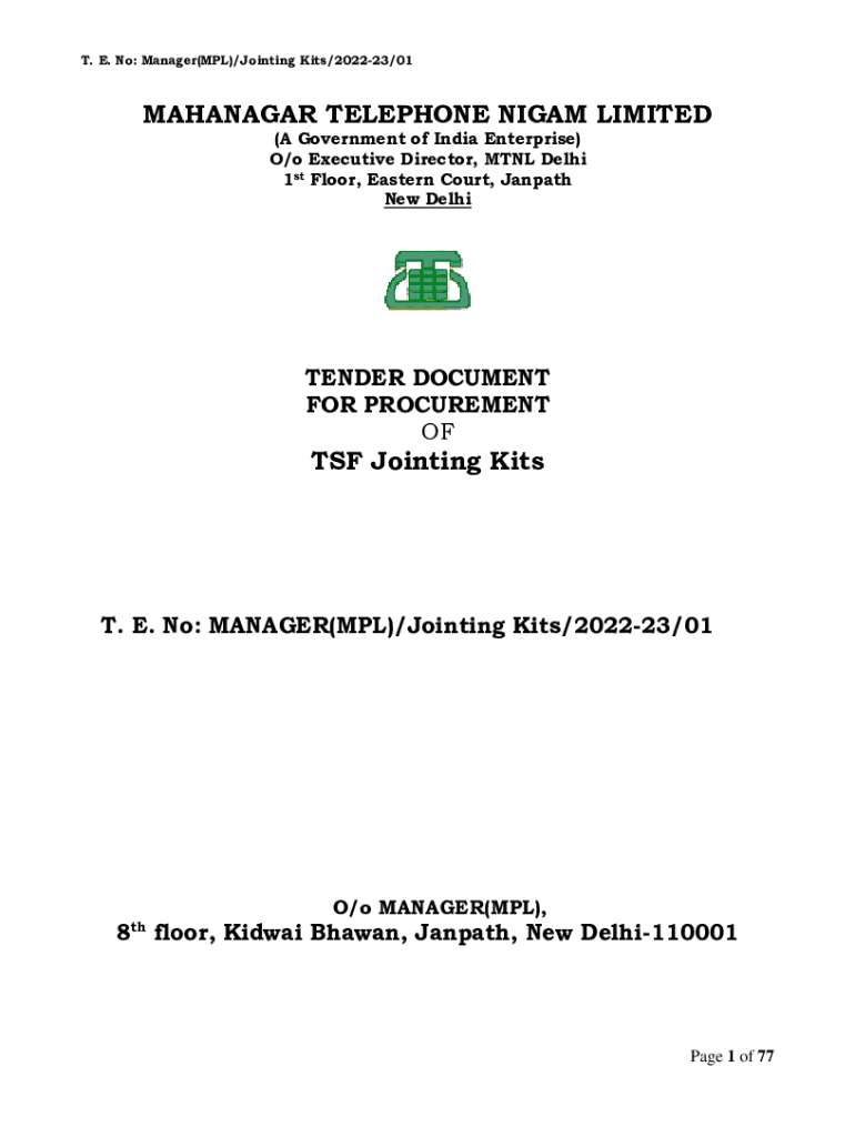 Fillable Online TELEPHONE JOINTING KIT - Telephone Jointing Kit 10/20 ...