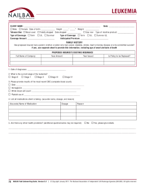 Fillable Online Leukemia - Symptoms and causes - Mayo ClinicLeukemia - Symptoms and causes ...