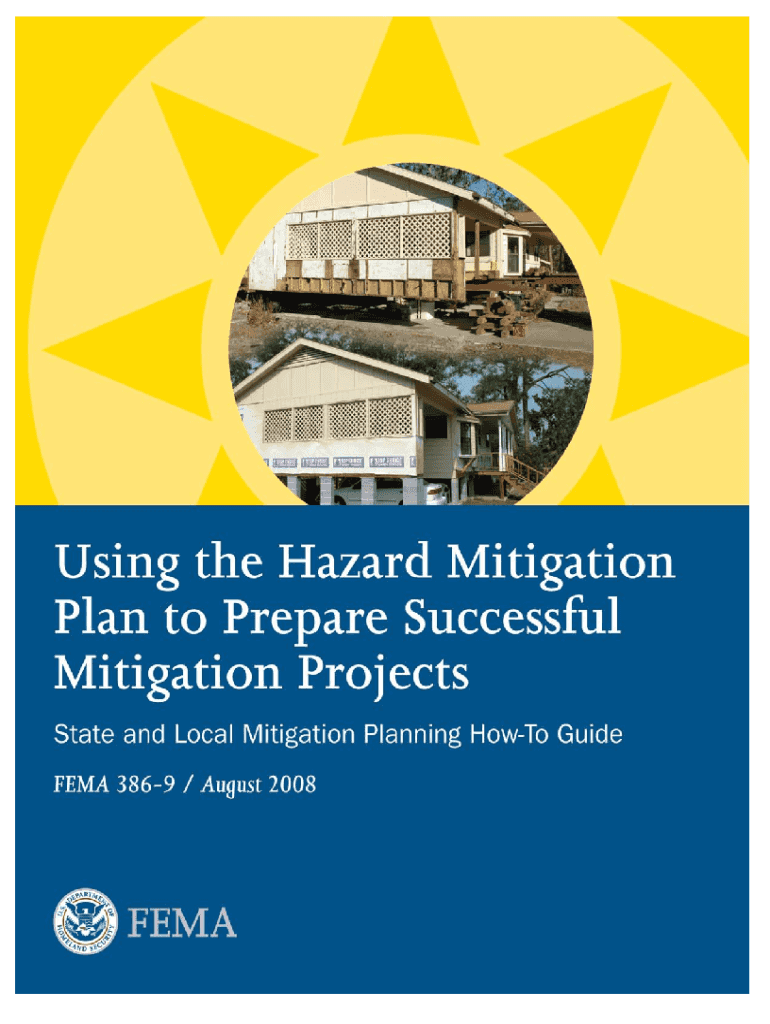 Fillable Online FEMA How-to #9 Using the Plan to Prepare for Projects ...
