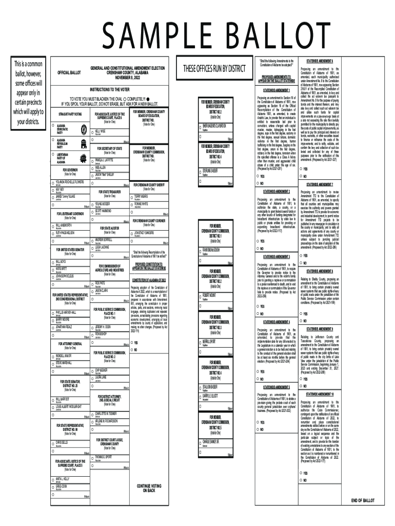 Fillable Online ballotpedia.orgSampleBallotLookupSample Ballot Lookup ...