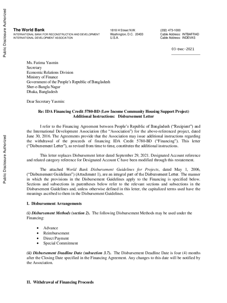 Fillable Online documents1.worldbank.org curated enINTERNATIONAL BANK FOR RECONSTRUCTION AND ...