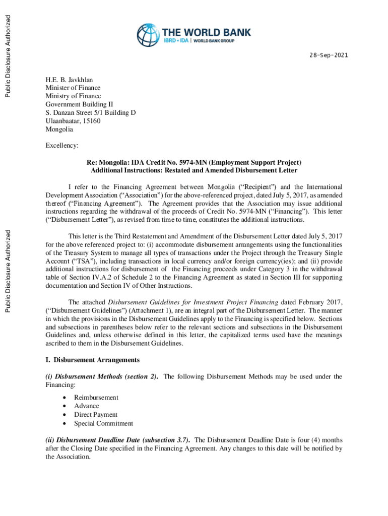 Fillable Online documents.worldbank.org pt publicationOfficial Documents- Restated and Amended ...