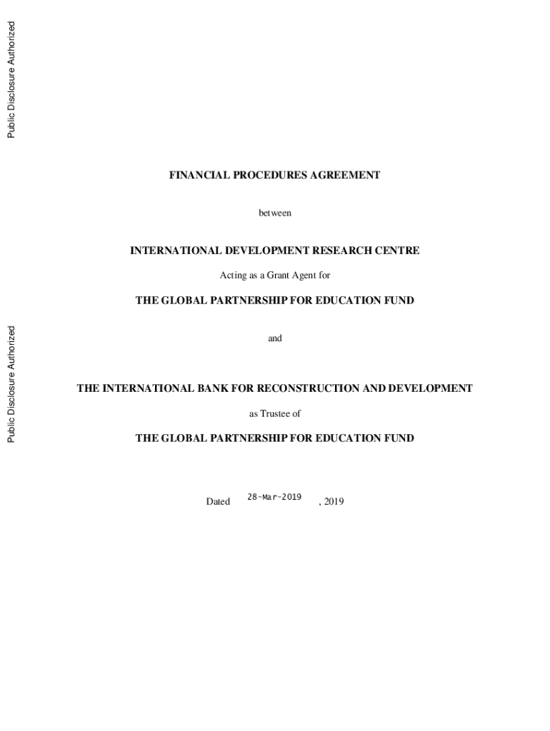 Fillable Online documents.worldbank.org en publicationOfficial Documents- Financial Procedures ...