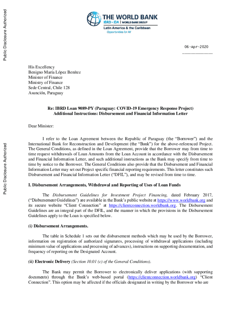 Fillable Online Official Documents- Disbursement and Financial ...