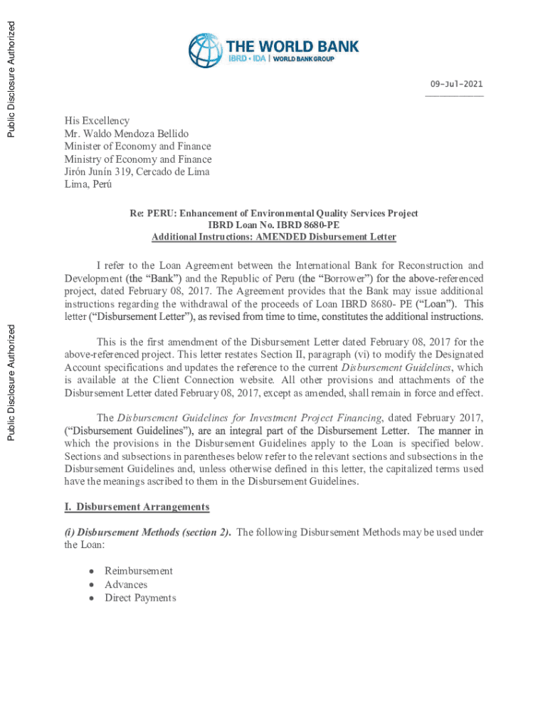 Fillable Online Official-Documents-Amended-Disbursement-Letter-for-Loan ...