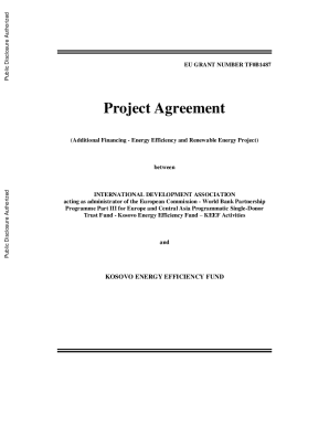 Fillable Online EU GRANT NUMBER TF0B1487 Fax Email Print - pdfFiller