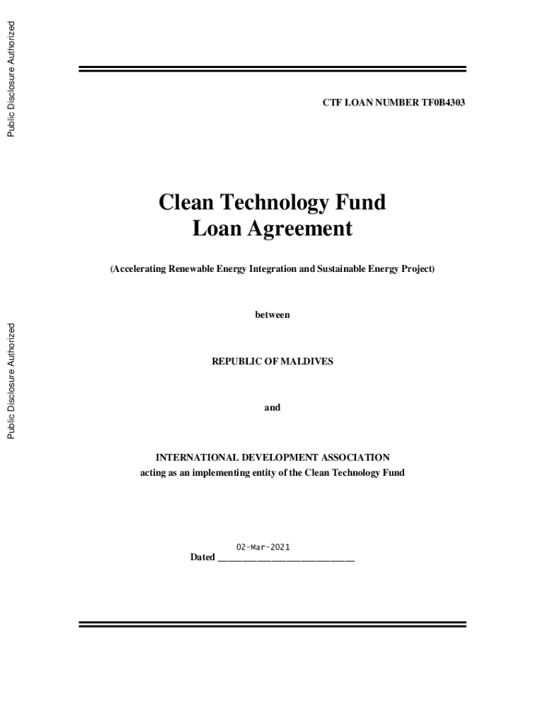Fillable Online documents1.worldbank.orgcuratedenLOAN NUMBER Public ...