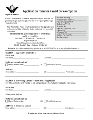 Fillable Online MEDICAL EXEMPTION REQUEST FORM - tc.canada.caMedical ...