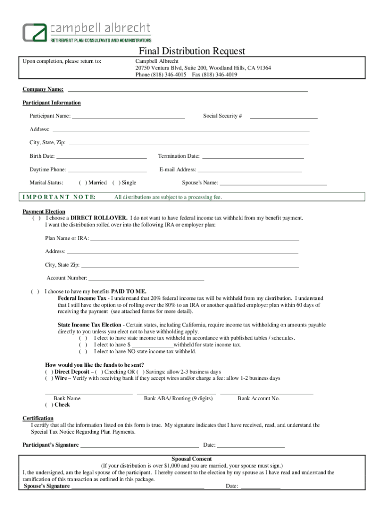 Fillable Online Benefit Selection Form blank with wire and notice.doc ...