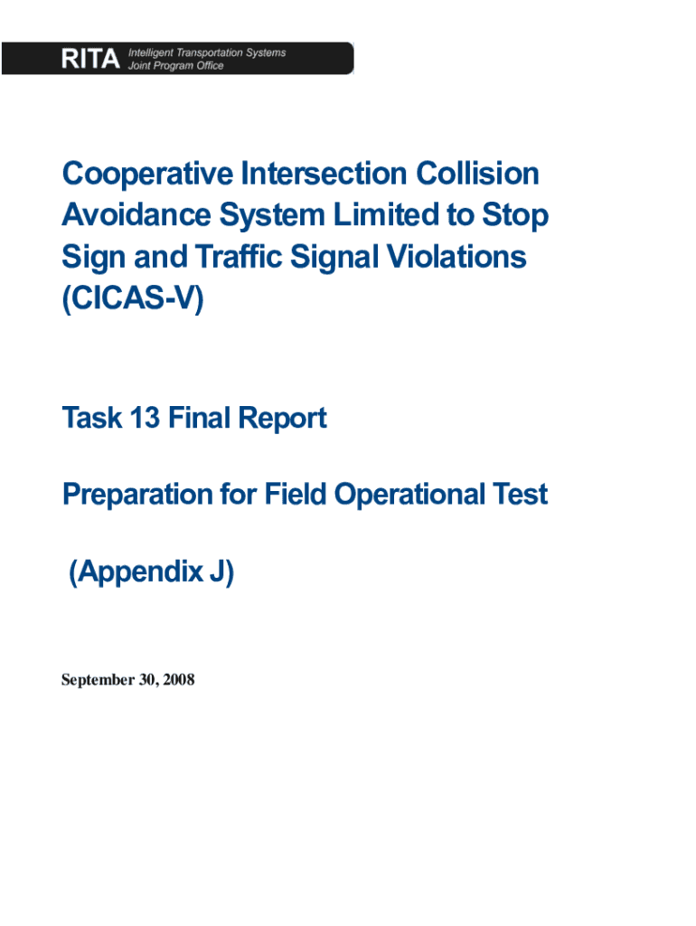 Fillable Online Cooperative Intersection Collision Avoidance System Limited To Stop Fax