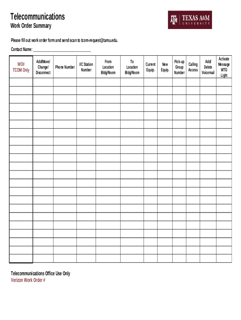 A Guide to Work Orders & Work Order Management (Sample Included) Doc ...