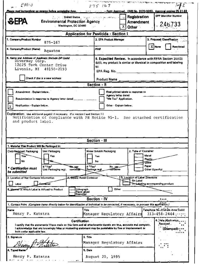 Fillable Online q ( Reg.ls.trtlon Iden!ifie. Numbe. - epa.gov Fax Email Print - pdfFiller