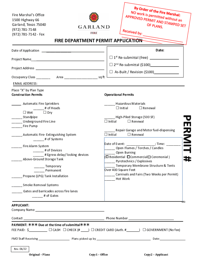 Fillable Online PERMIT # Fax Email Print - pdfFiller
