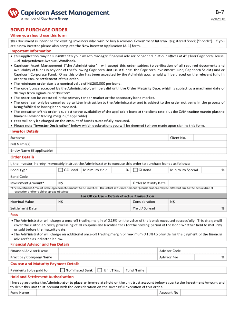 Fillable Online Bond Purchase Agreement (BPA) Definition - Investopedia ...