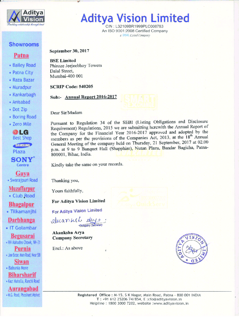 Fillable Online trademarking.indetailsAditya-Vision-ZipAditya vision ...