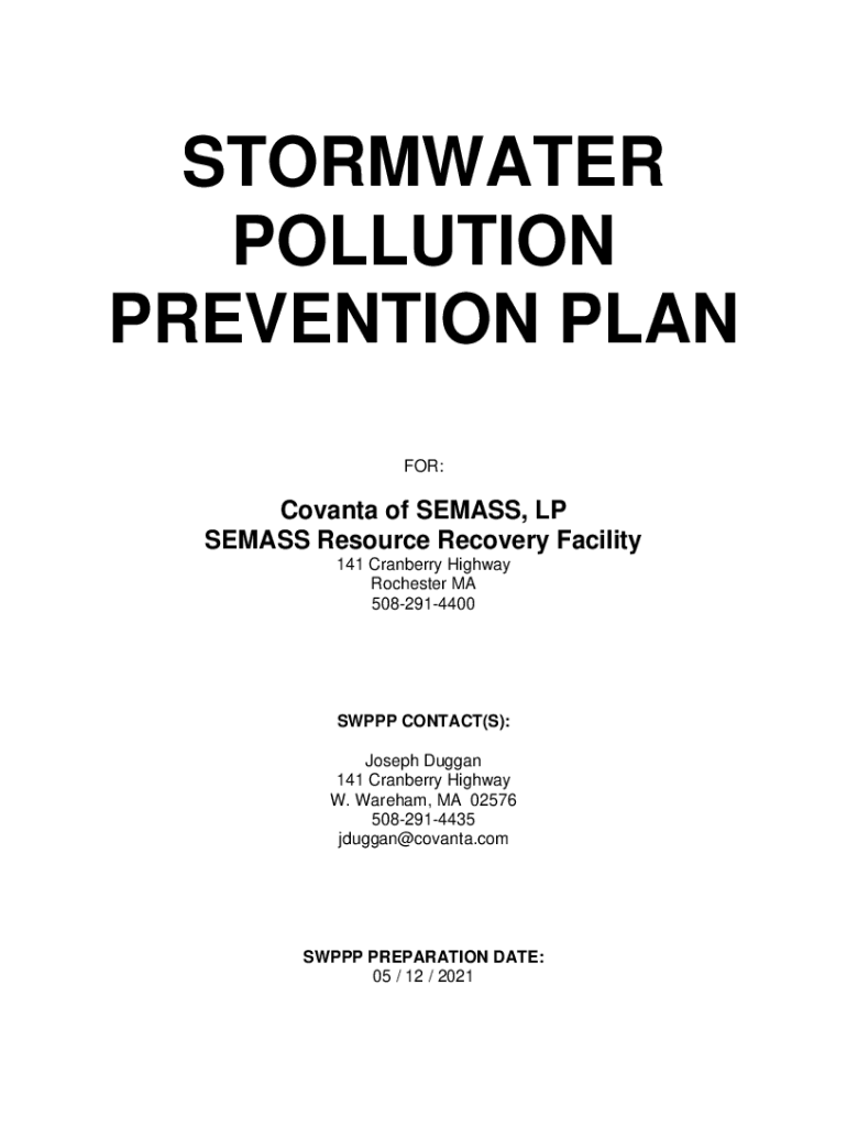 Fillable Online SWPPPs - Storm Water Pollution Prevention ...