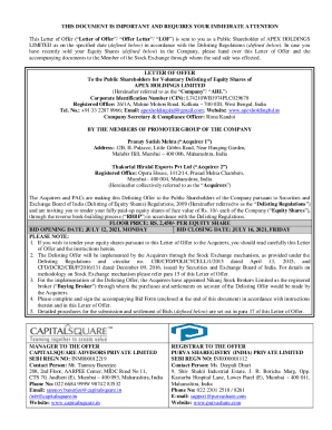 Fillable Online docslib.orgdoc12112979Letter of Offer This Document Is Important and Requires ...