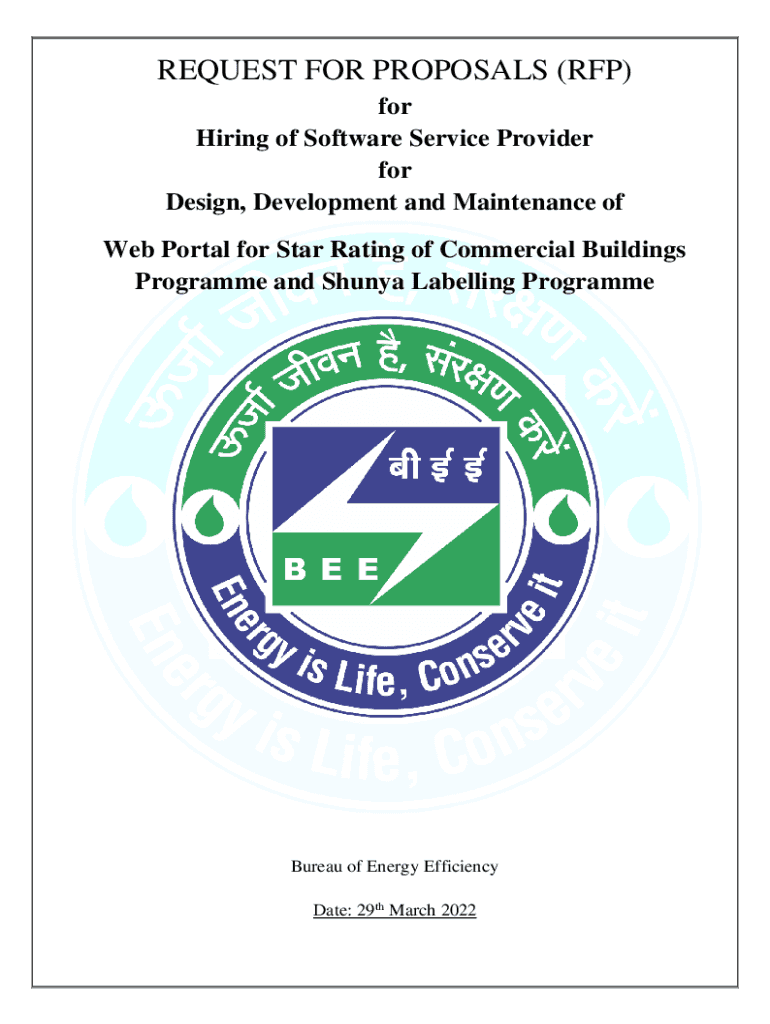 Fillable Online How to Write a Request Proposal (RFP) For Software ...