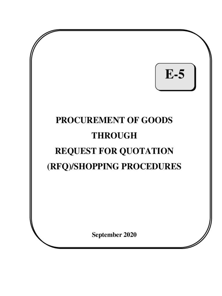 Fillable Online How to Write an RFQ: Templates, Examples and Process ...