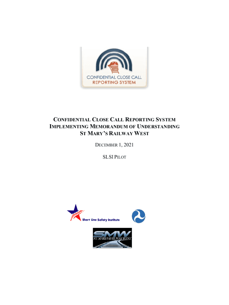 Fillable Online railroads.dot.govclose-call-reportingClose Call ...